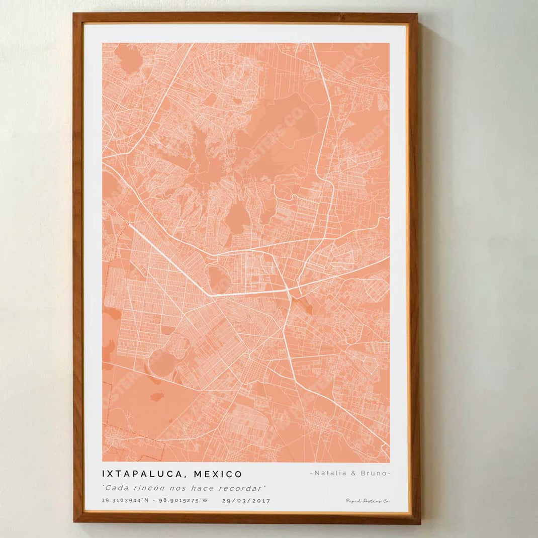 Mapa personalizado de Ixtapaluca - Mapas de ciudades de México – Rapid ...